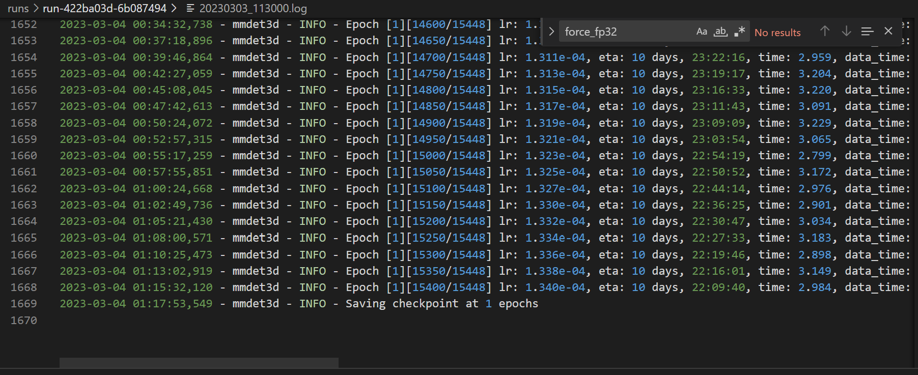 What Is The Stopping Epoch Number Of The Camera Only Segmentation Training · Issue 330 · Mit