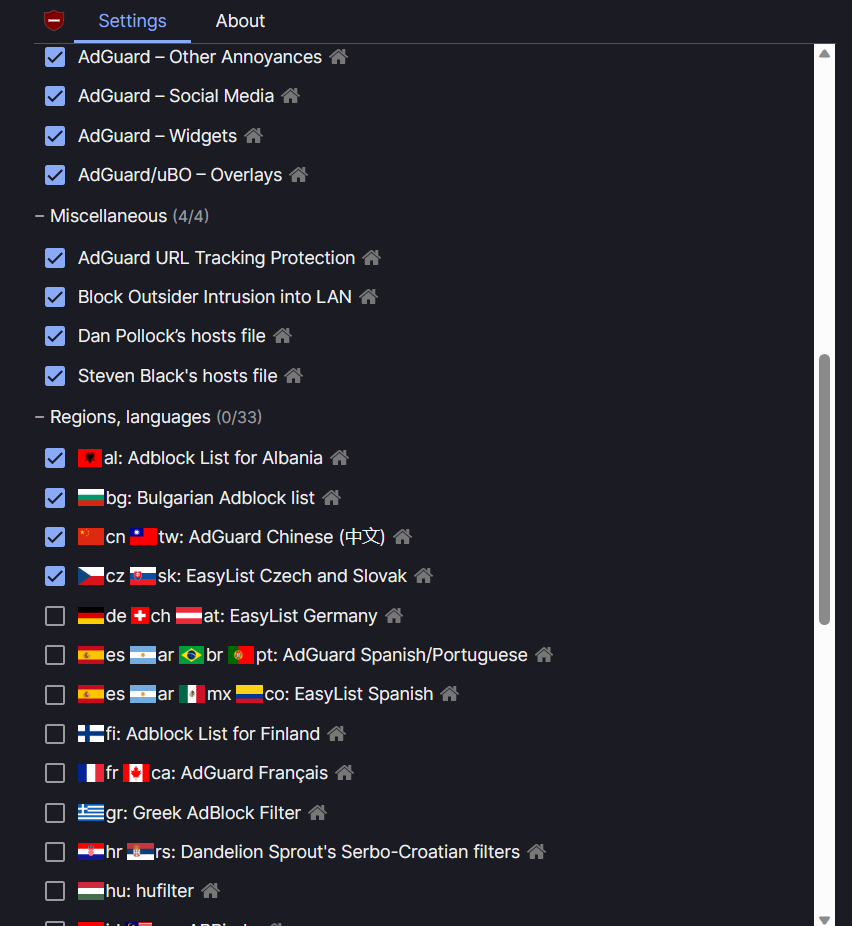 Language specific filters are not applied after reloading · Issue #56 · uBlockOrigin/uBOL-home ...