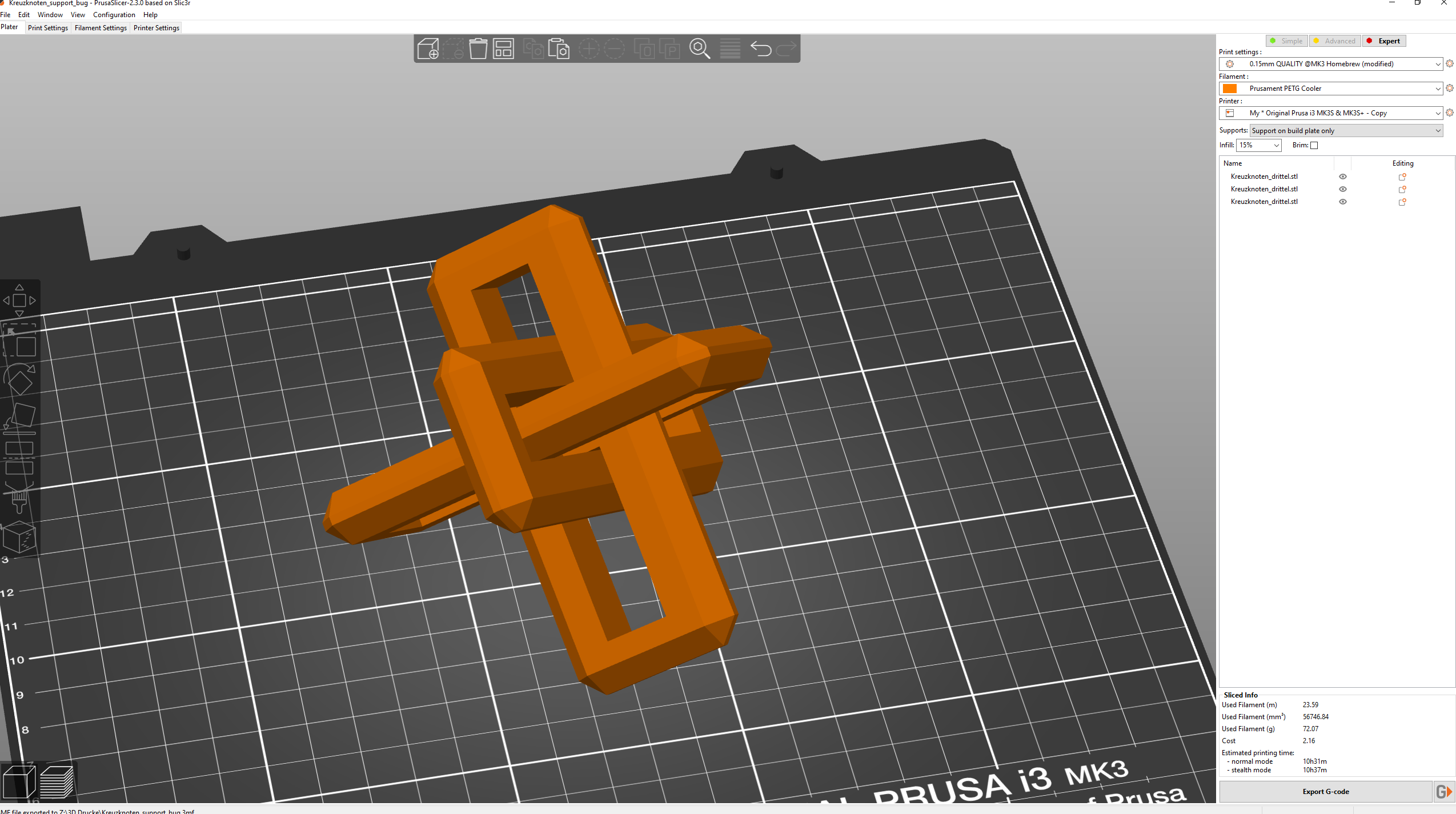 Support inside Object in interlocked Objects · Issue #6531 · prusa3d/PrusaSlicer · GitHub