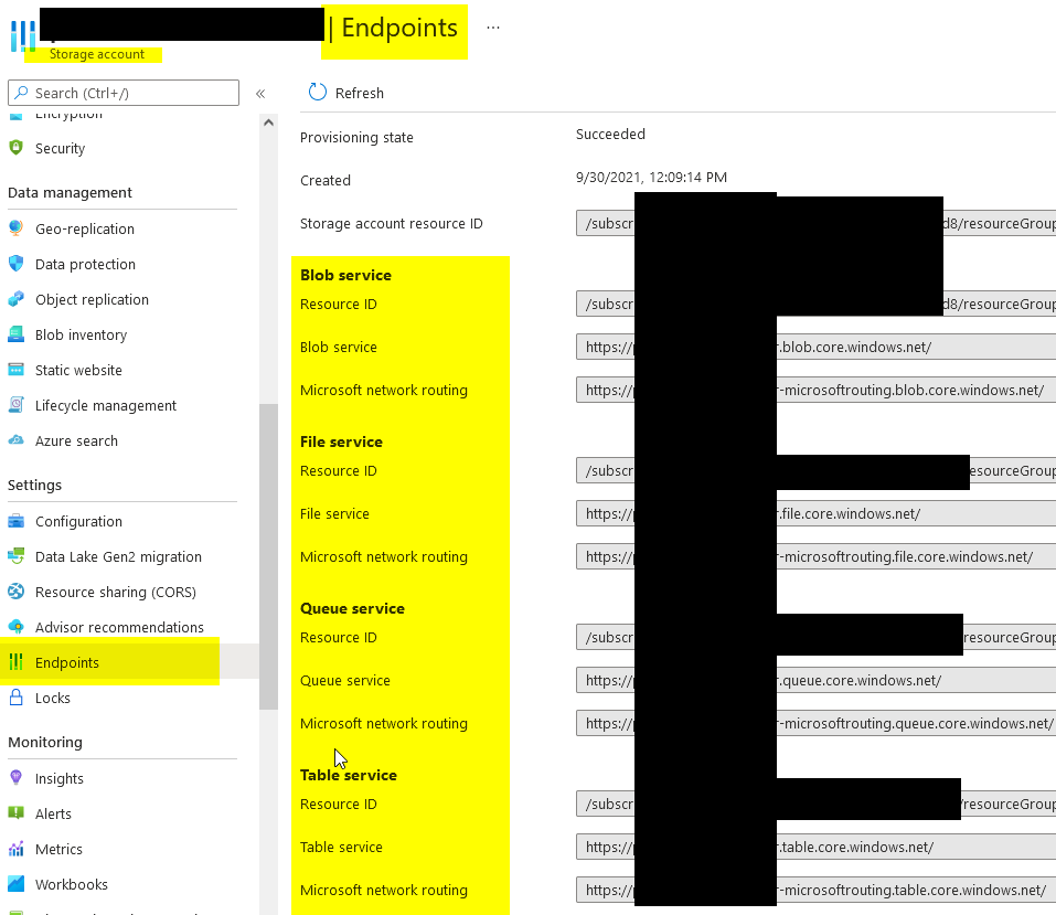 Configure Network Routing Preference For Azure Storage Outdated Menu And Screenshots · Issue