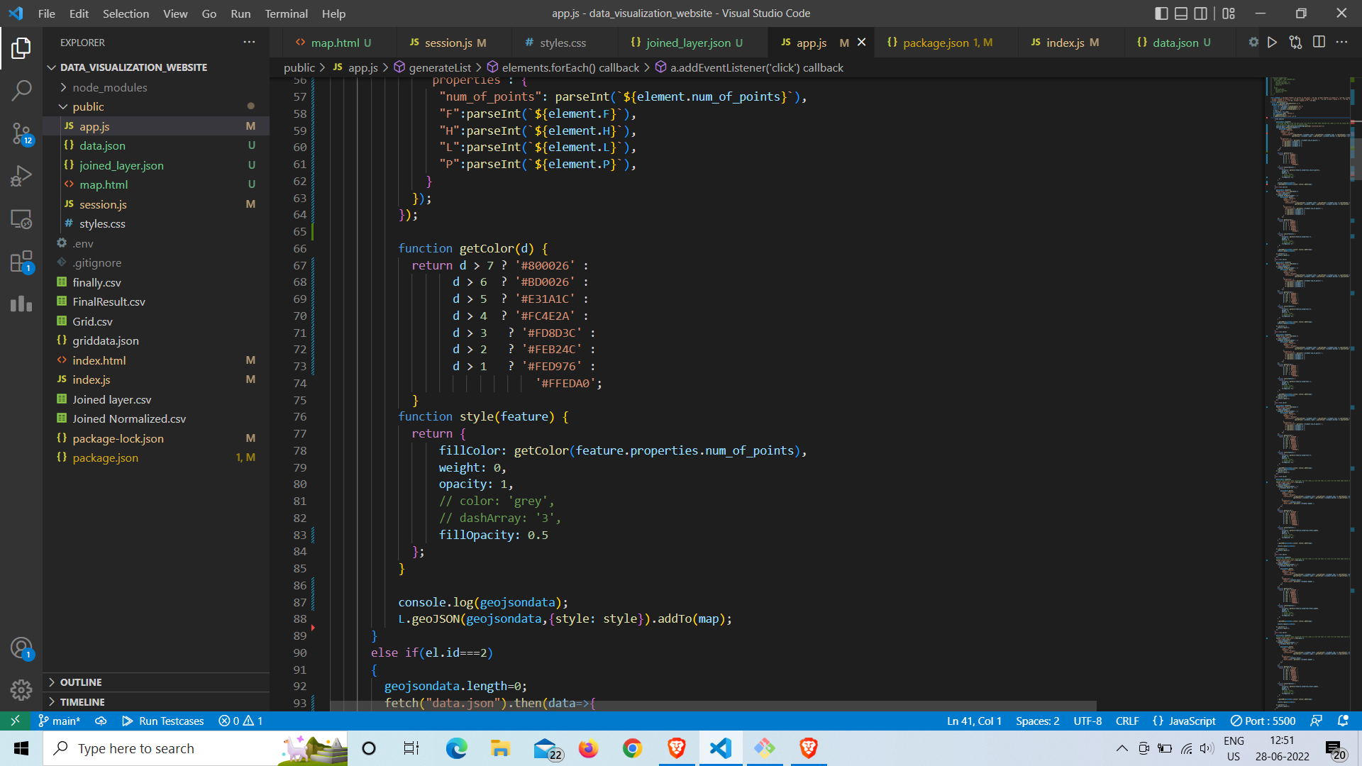 Leaflet.js showing "Uncaught Error: Invalid LatLng object: (NaN, NaN)" when trying to process ...