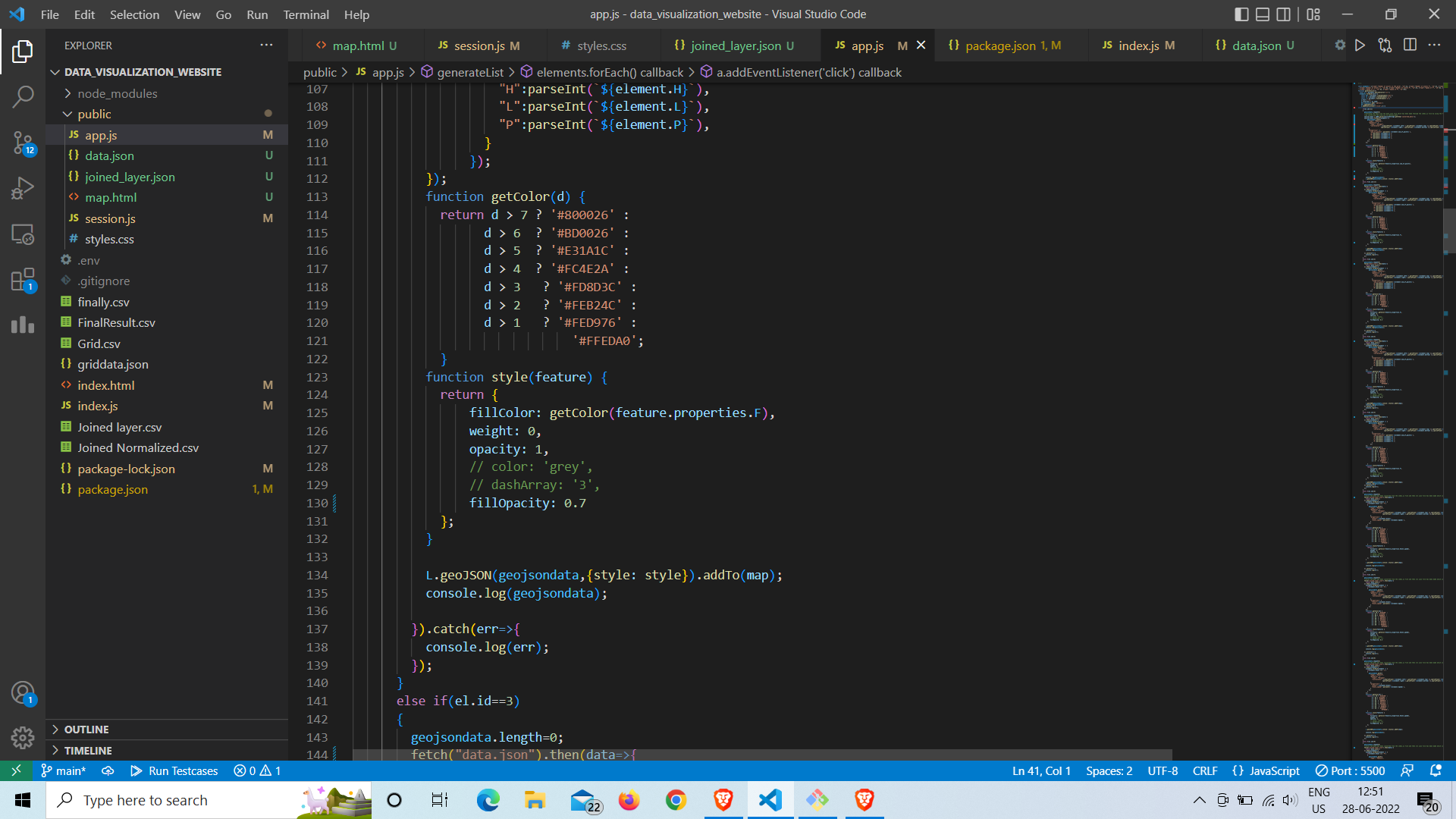 Leaflet.js showing "Uncaught Error: Invalid LatLng object: (NaN, NaN)" when trying to process ...