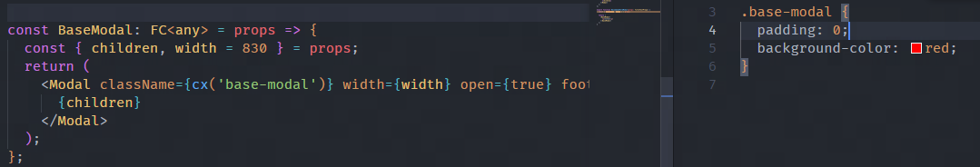 Modal 的 className 的问题 · Issue #42401 · ant-design/ant-design · GitHub