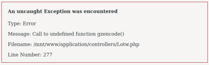 [php8 1] Lotw Upload Broken · Issue 1870 · Magicbug Cloudlog · Github