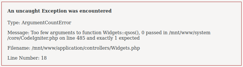 [PHP 8.1] Error when opening widgets/qsos · Issue #1875 · magicbug/Cloudlog · GitHub