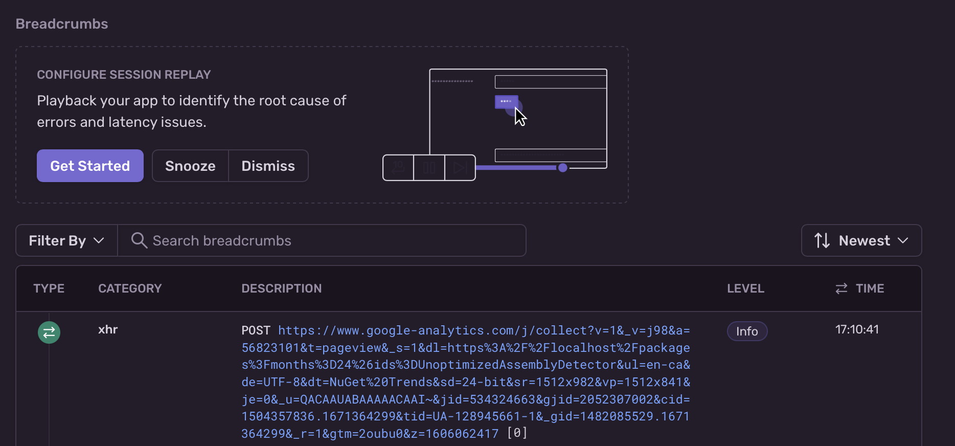 Bug: Do not display Replays CTA in Issue Details if Replays is already installed on a project ...