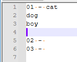 In Column Mode paste Text overwrites all except the first Line · Issue ...