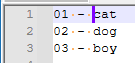 In Column Mode paste Text overwrites all except the first Line · Issue ...