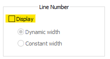 Hide Line Number Margin toolbar icon not actually hiding the margin for ...