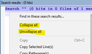 Change nomenclature globally: Collapse/Uncollapse --> Fold/Unfold ...