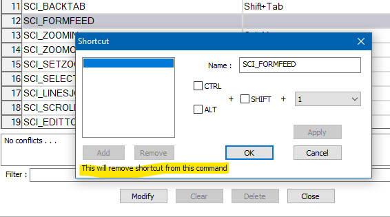 Buggy behavior when assigning shortcut to Scintilla commands · Issue #12039 · notepad-plus-plus ...