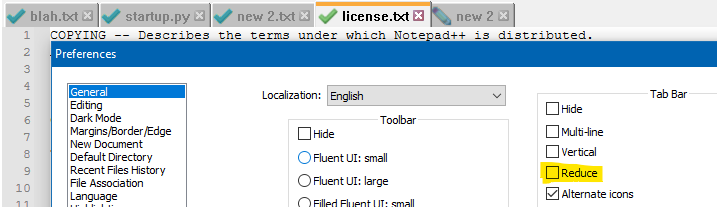 Make size of fonts used in Tab bar configurable · Issue #12106 · notepad-plus-plus/notepad-plus ...