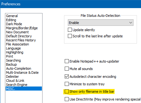 [Feature request] Option for changing window title · Issue #12149 · notepad-plus-plus/notepad ...