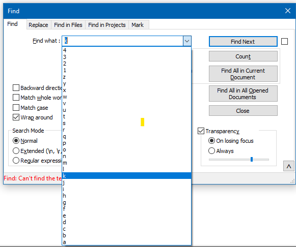 Searching dropdown controls need vertical scrollbars in dropdown area · Issue #12459 · notepad ...
