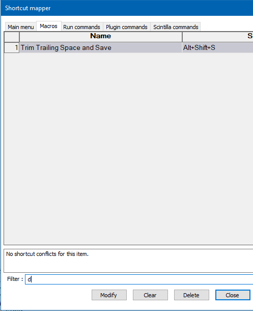 Shortcut Mapper Filter Oddness 1 · Issue 12556 · Notepad Plus Plusnotepad Plus Plus · Github