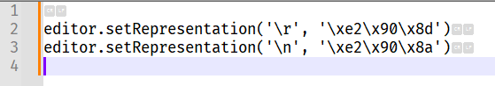 [feature request] display CR LF Unicode / Control Picture · Issue ...