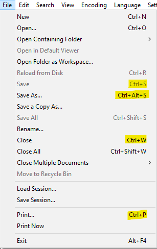[Feature Request] Keycombos on context menus · Issue #13048 · notepad ...