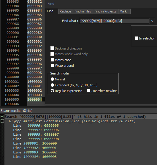 Search-results output lines misaligned · Issue #13481 · notepad-plus-plus/notepad-plus-plus · GitHub