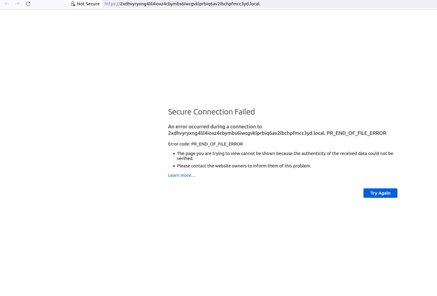 [BUG]Error code: PR_END_OF_FILE_ERROR using EmbassyOS with LNbits service · Issue #1665 · lnbits ...