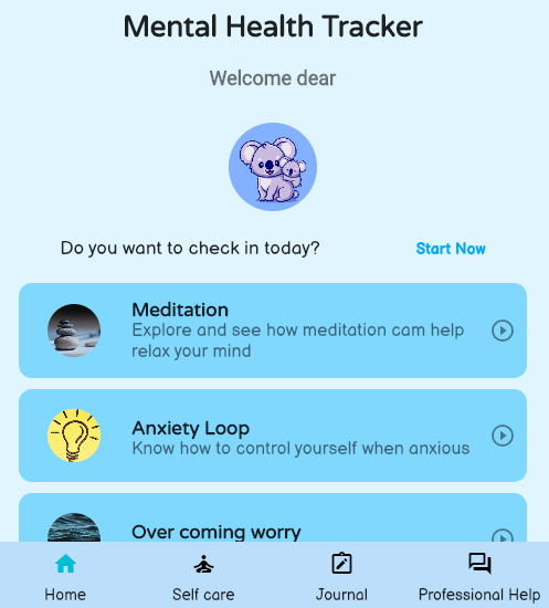 GitHub - kalendaracheal/Mental-Health-Tracker: Mental Health Tracker ...