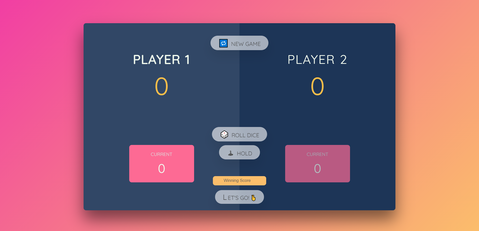 GitHub - EzeSandes/Pig-game: Classic game