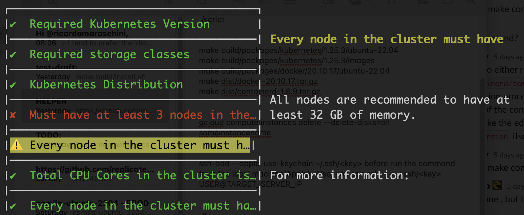 Example preflights does not seems with correct kURL requirements · Issue #3734 · replicatedhq ...