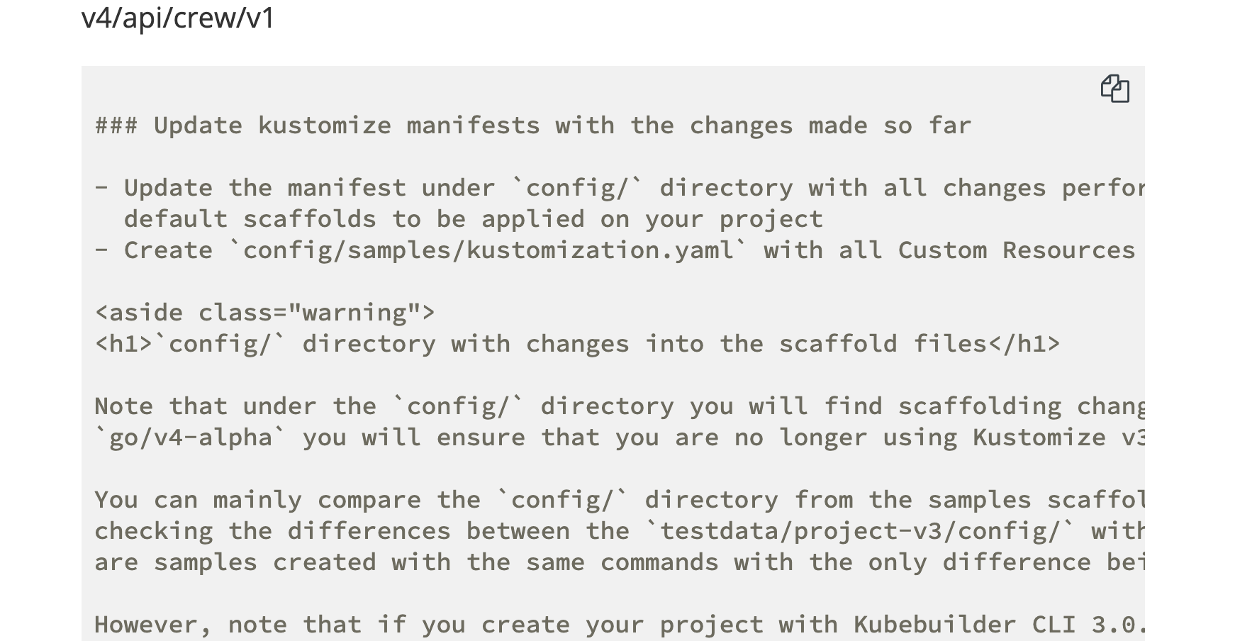 Doc Migration Guide Fix Layout Issue · Issue 3167 · Kubernetes Sigskubebuilder · Github