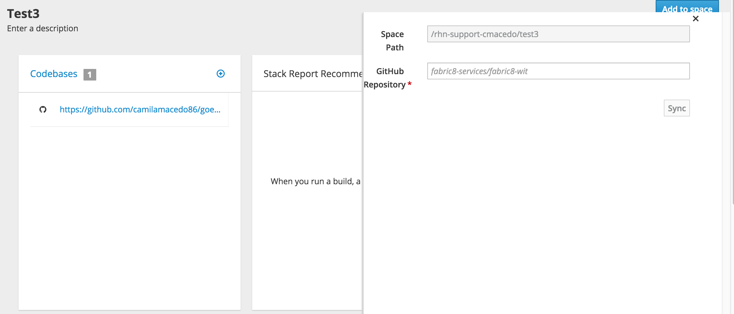 Unable to check all available repos to add codebase · Issue #1848 · openshiftio/openshift.io ...