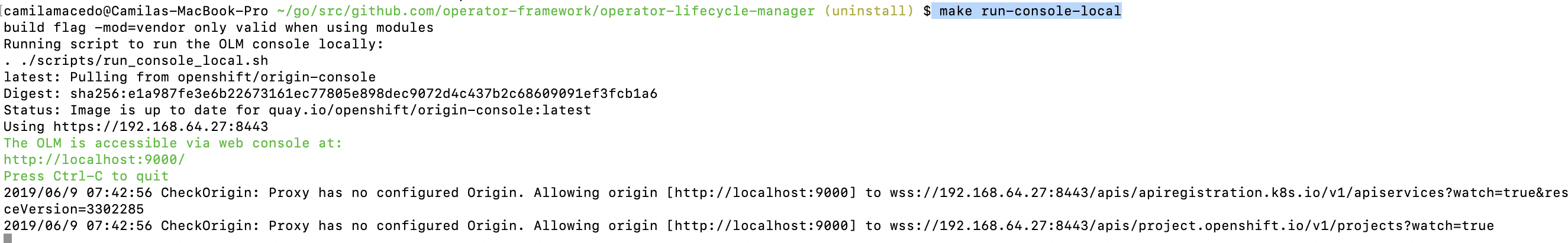 Unable to run UI console for OLM · Issue #886 · operator-framework/operator-lifecycle-manager ...