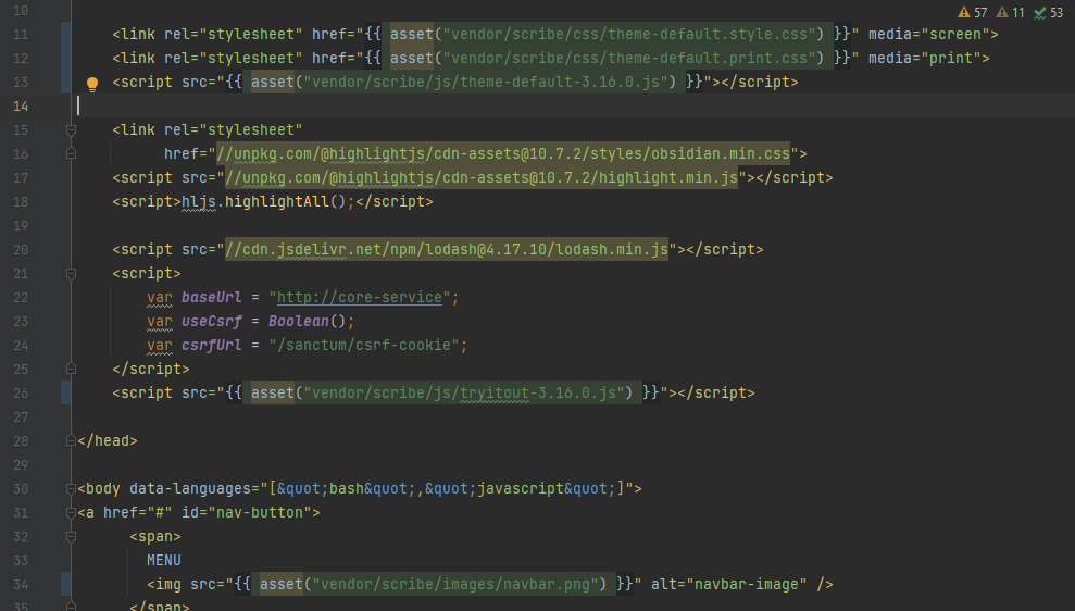 Errors in index.blade in Lumen · Issue #369 · knuckleswtf/scribe · GitHub