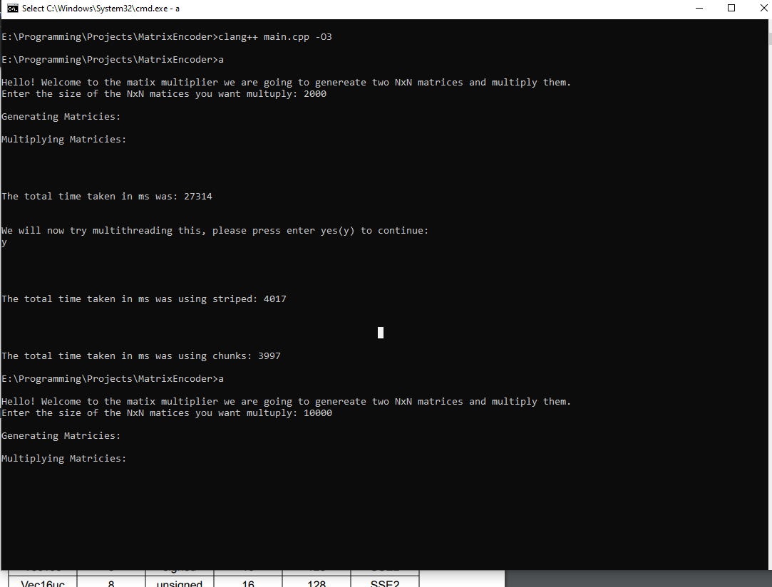 GitHub - MPBunce/MatrixMultiplier