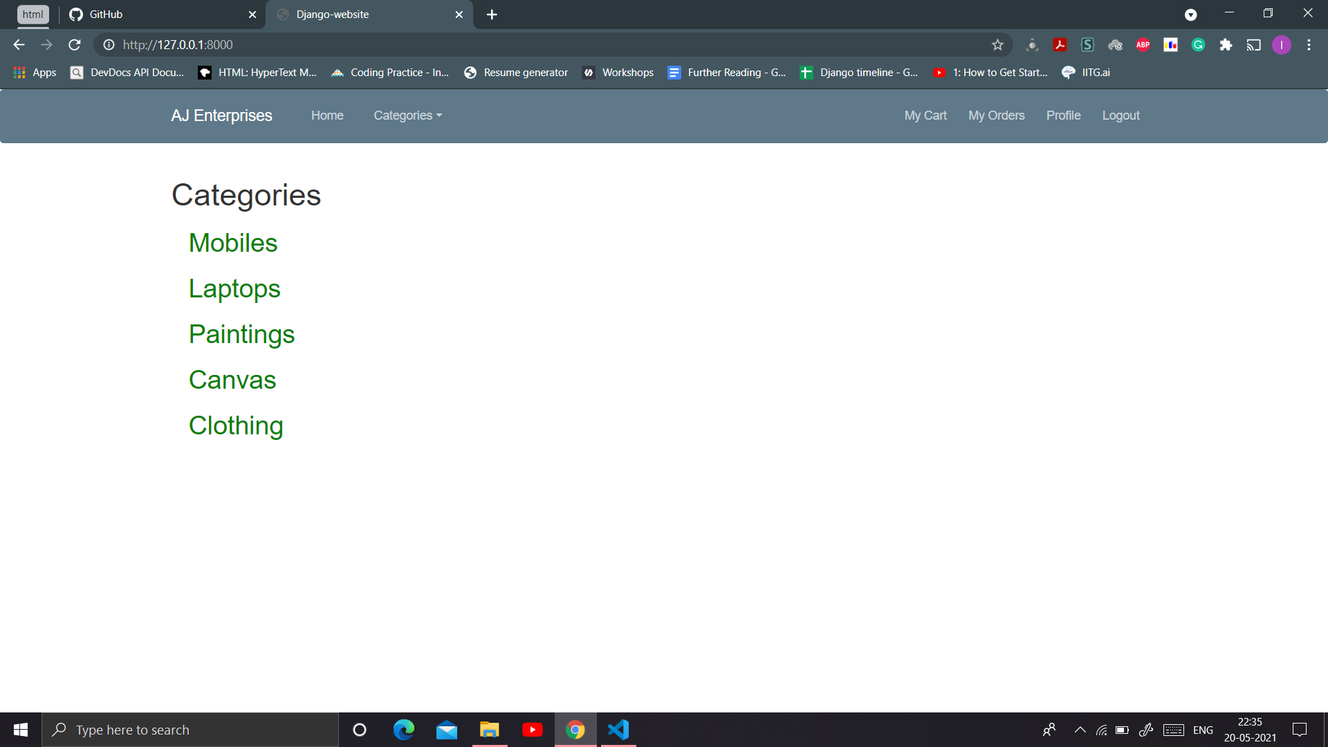 GitHub - Abhiram-003/E-commerce_Website