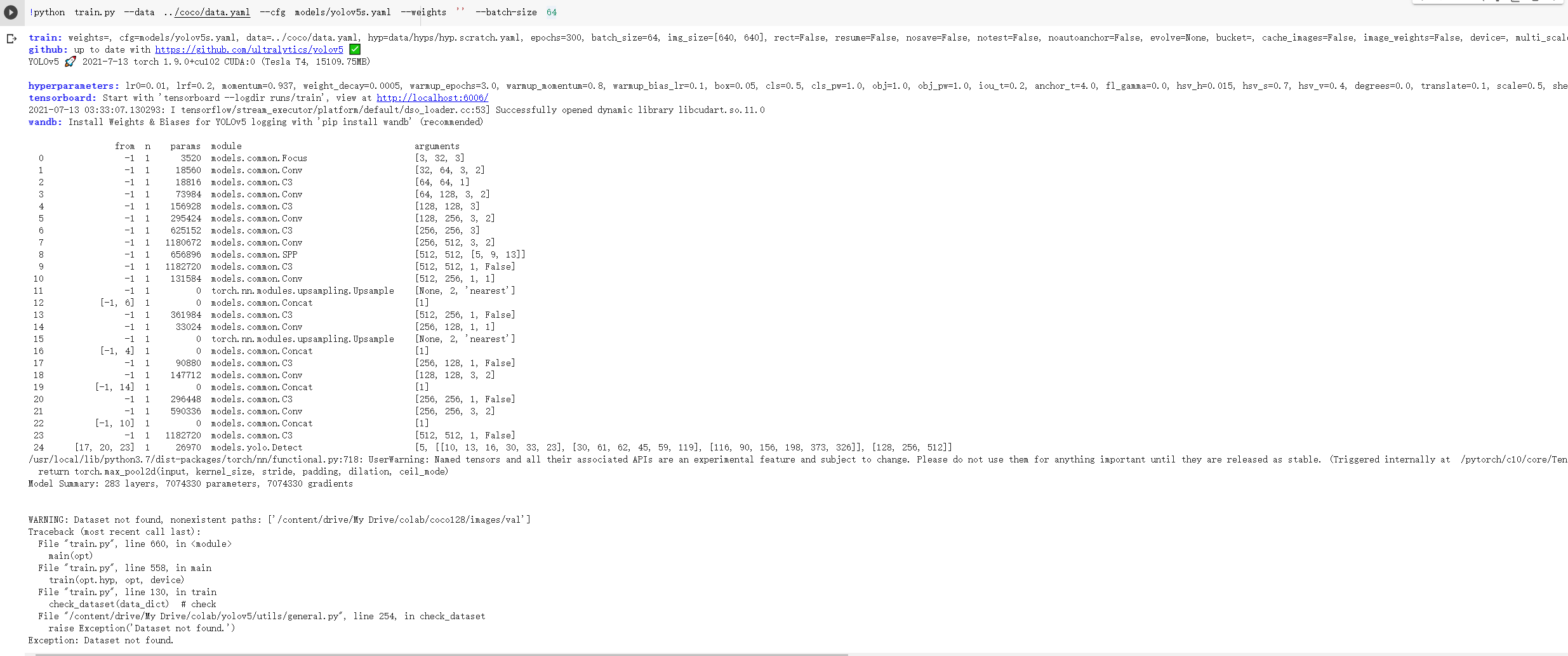 Dataset not found · Issue #3989 · ultralytics/yolov5 · GitHub