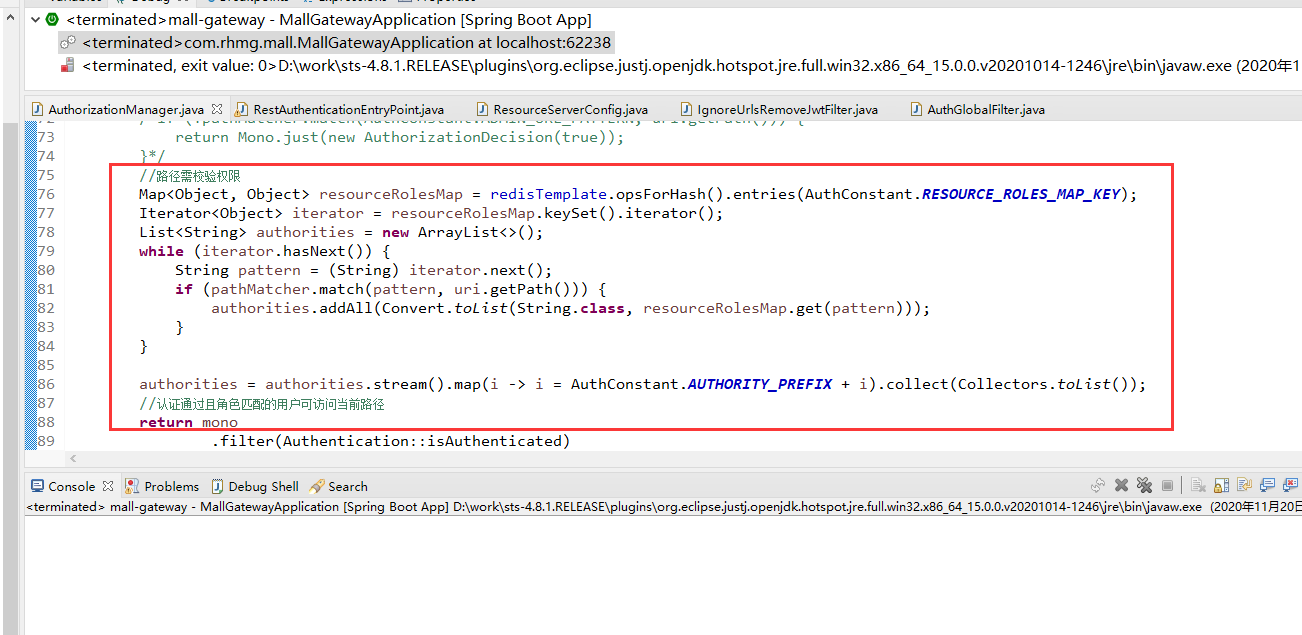 当 token 错误时，也会去执行路径鉴权的代码，会有性能浪费问题 · Issue #63 · macrozheng/mall-swarm · GitHub