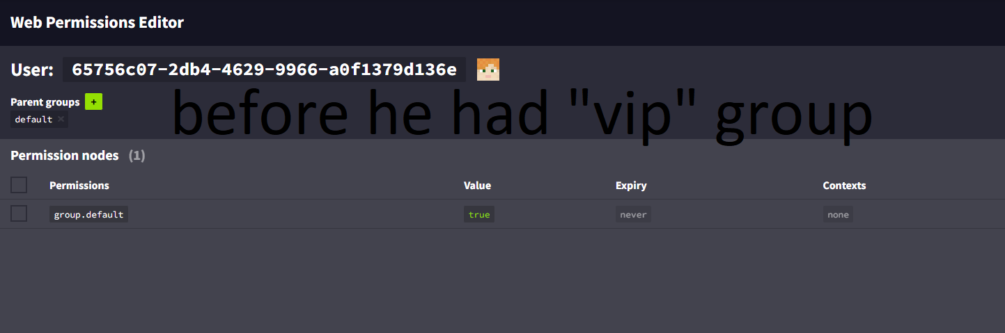 [API] Default group not getting removed after · Issue #3664 · LuckPerms/LuckPerms · GitHub