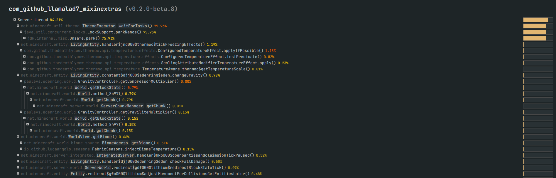 Massive lag caused by MixinExtras · Issue #32 · LlamaLad7/MixinExtras · GitHub