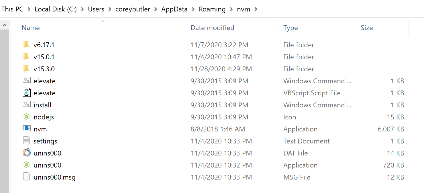Running multiple versions of node simultaneously. · Issue #600 · coreybutler/nvm-windows · GitHub