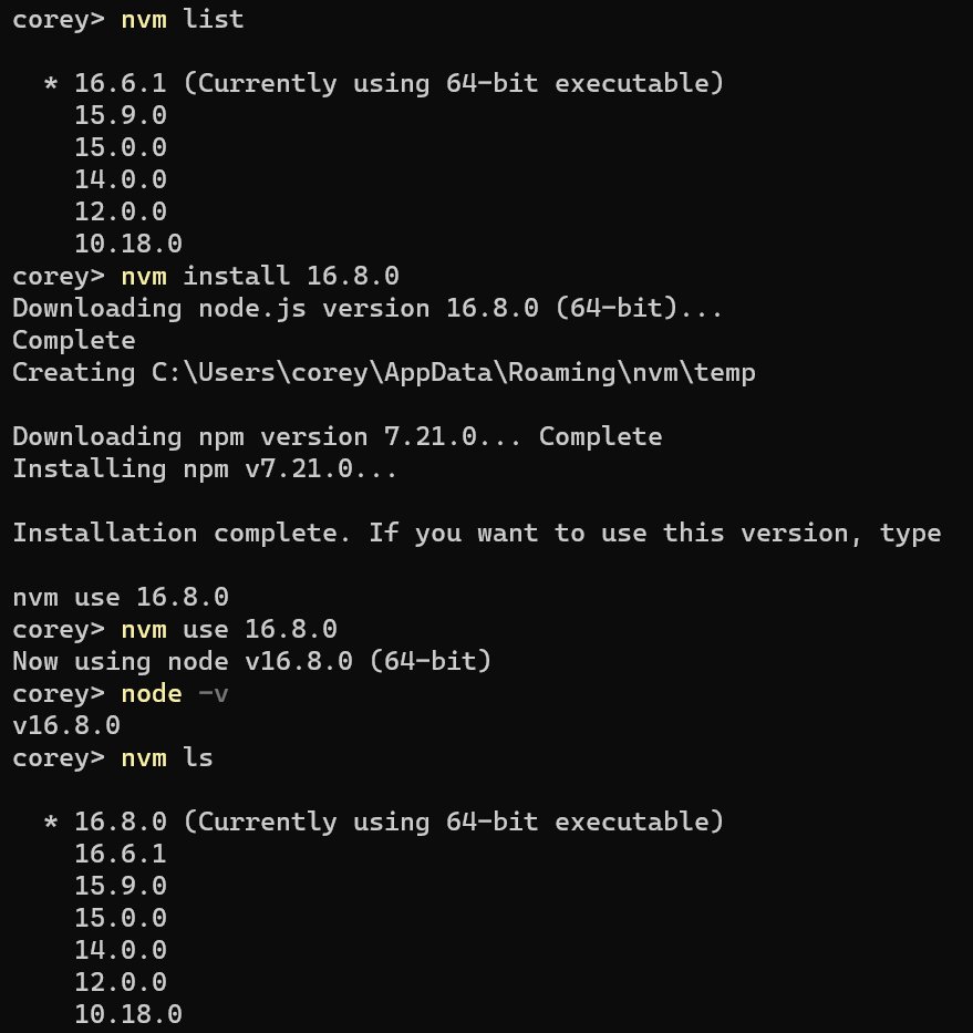 nvm Has been working fine and shows no errors, but windows will not let node run · Issue #656 ...