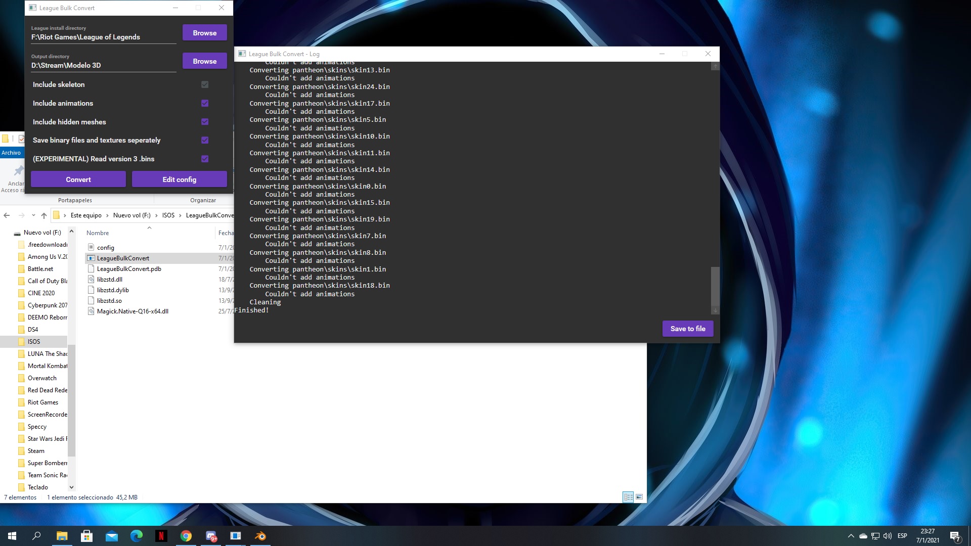 Error message after starting conversion - Unsupported file version · Issue #2 · jochem-waque ...