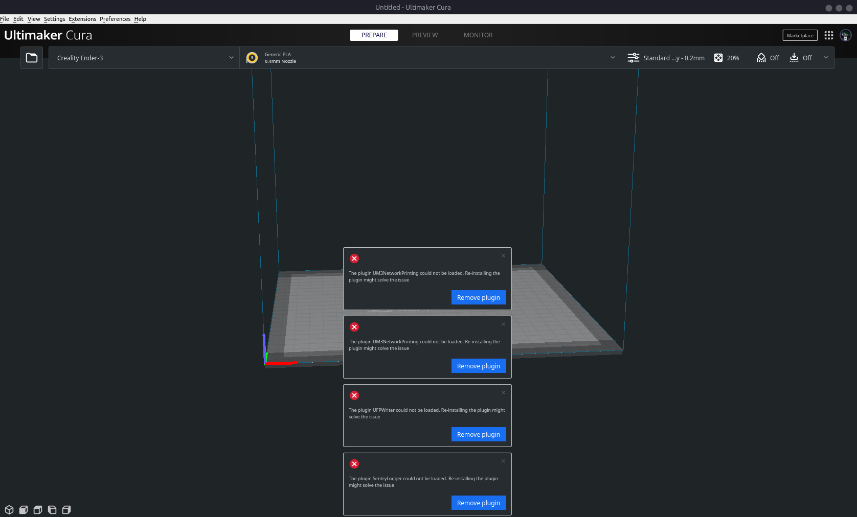 Cura doesn't start up properly after update · Issue #11282 · Ultimaker/Cura · GitHub