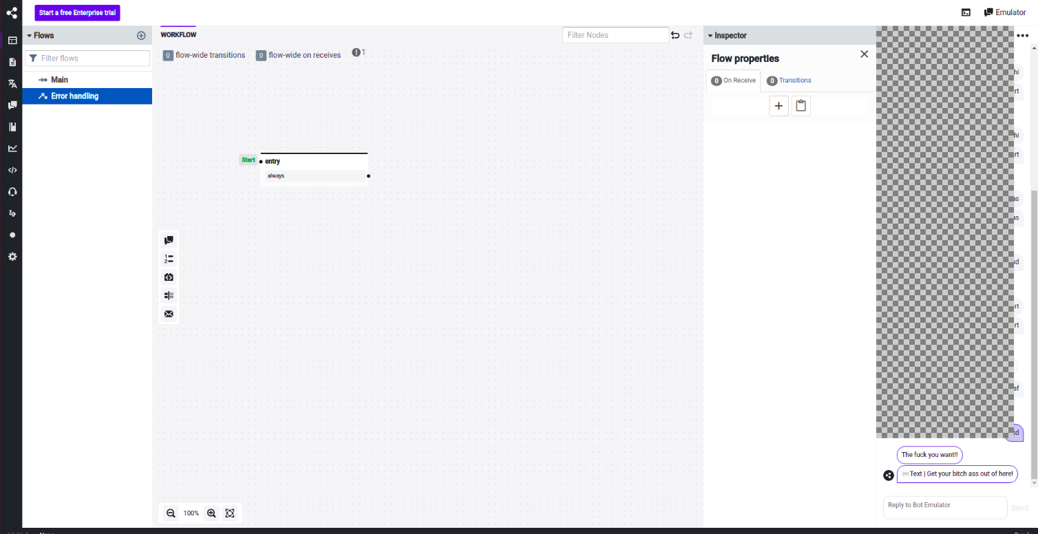 Was testing the studio environment and some kind of visual error ...