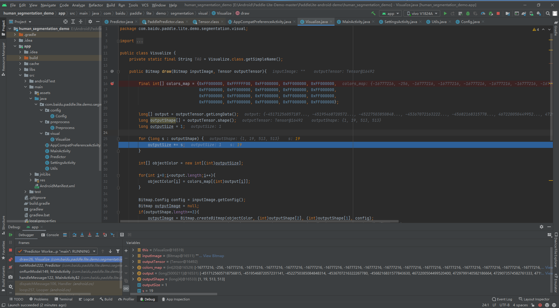 Change human_segmentation_demo to another model · Issue #7655 ...