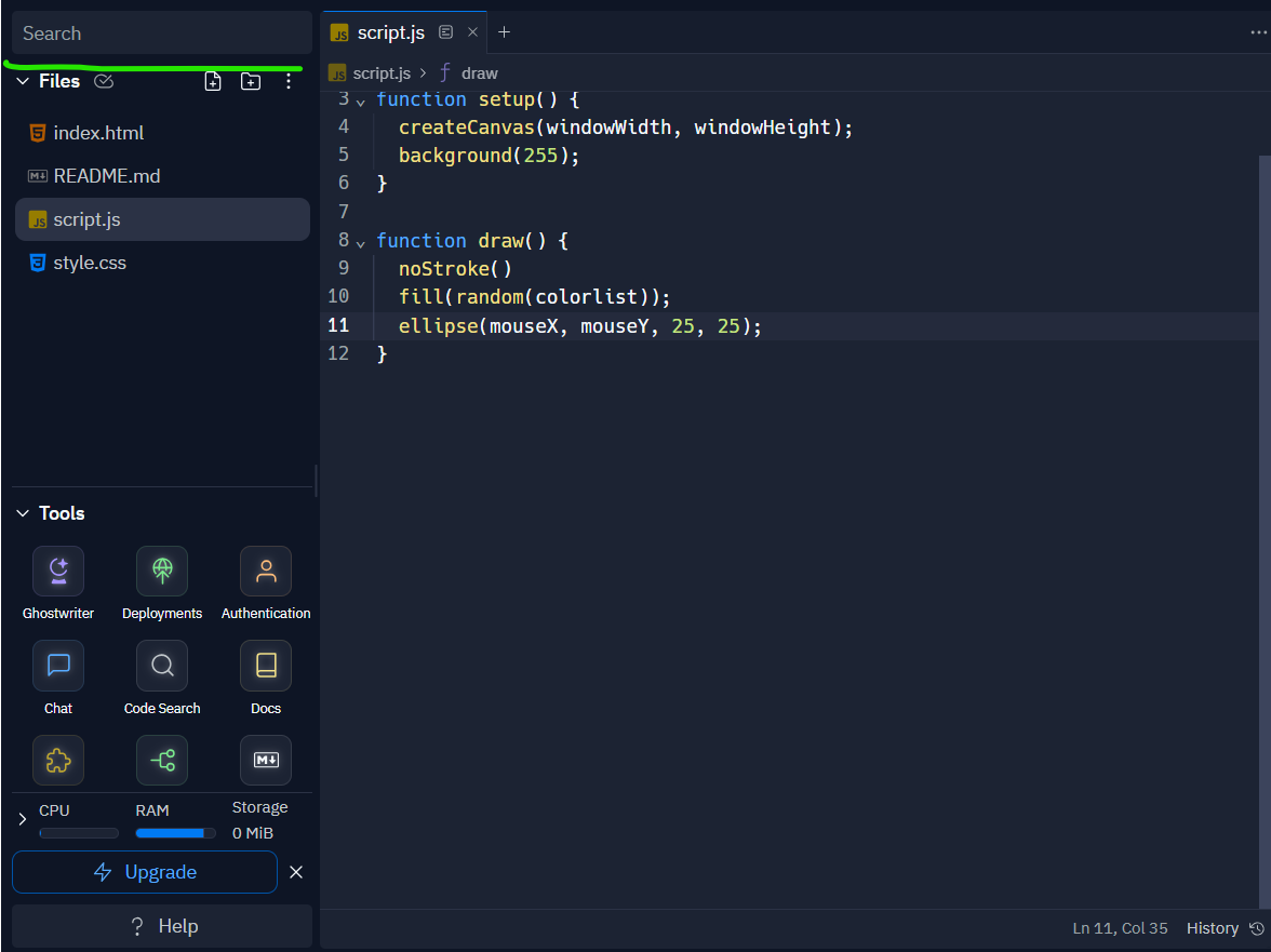 Search bar in SideBar for files · Issue #2496 · processing/p5.js-web-editor · GitHub