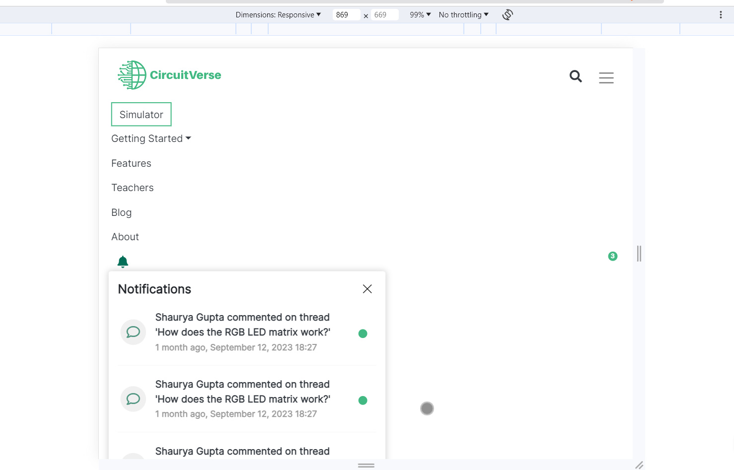 🐞 Bug Small Screen can't see notifications Mark all as read and See All buttons · Issue #4195 ...
