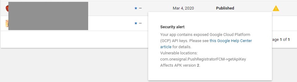 Security alert from Google Play · Issue #966 · OneSignal/OneSignal-Android-SDK · GitHub