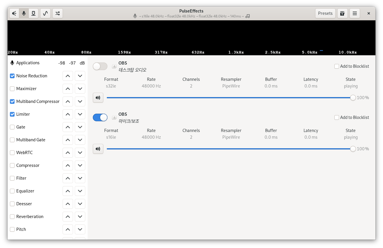 Suggestions about OBS issues. · Issue #1429 · wwmm/easyeffects · GitHub