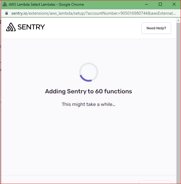 AWS Lambda Problem not able to add integration of lambda functions · Issue #30846 · getsentry ...