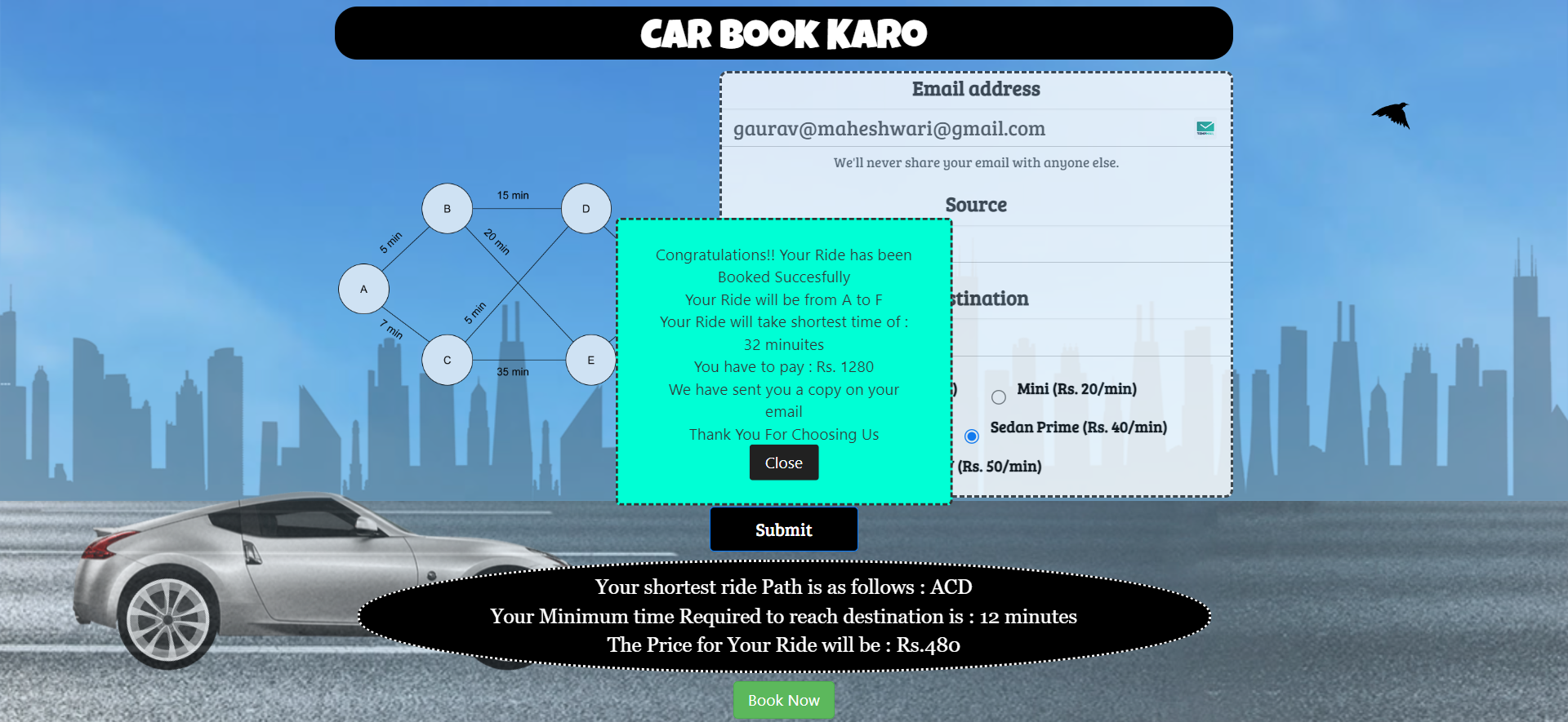 GitHub - gaurav24072002/Cab-Booking: A Cab Booking System Implementing ...