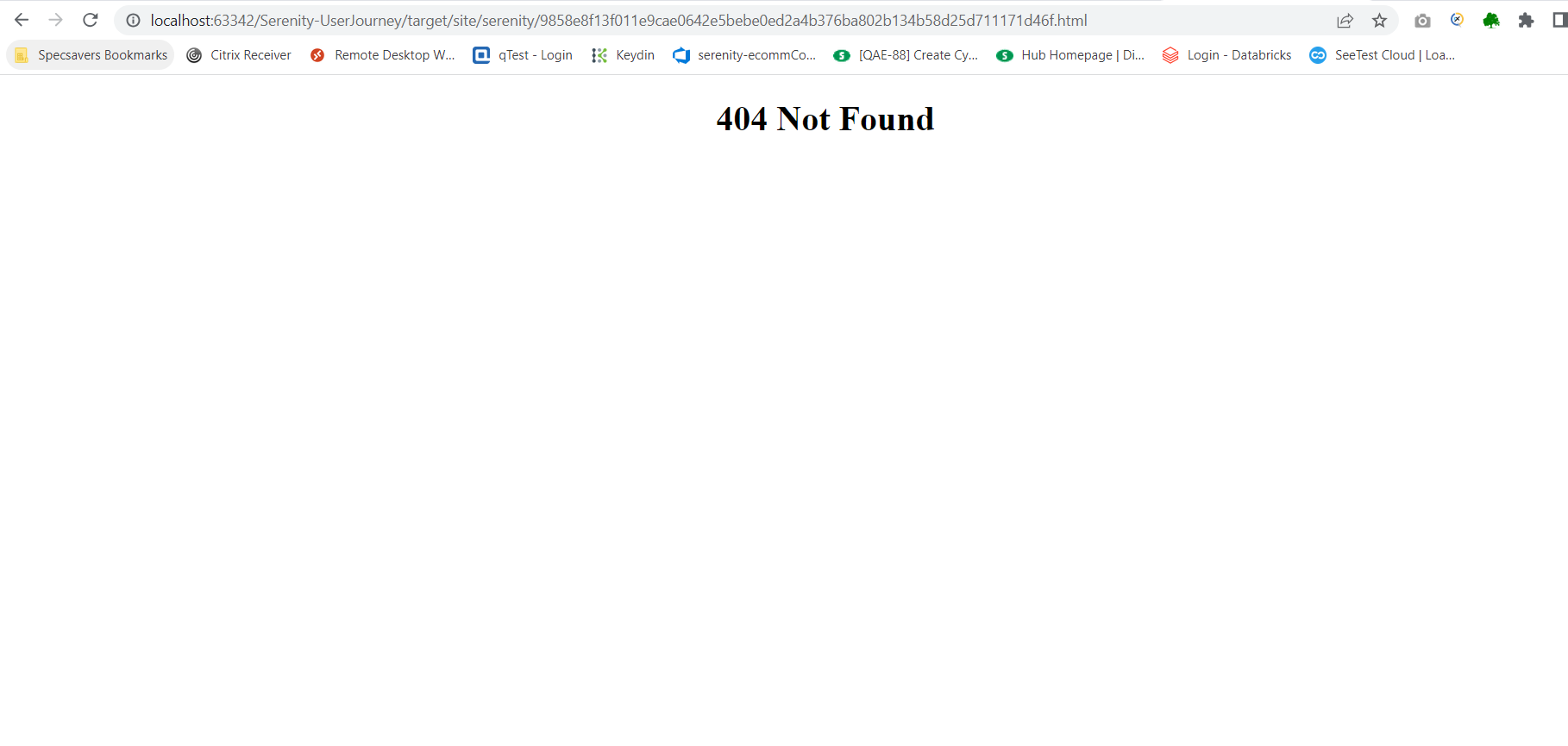 Broken serenity index.html · Issue #3185 · serenity-bdd/serenity-core · GitHub