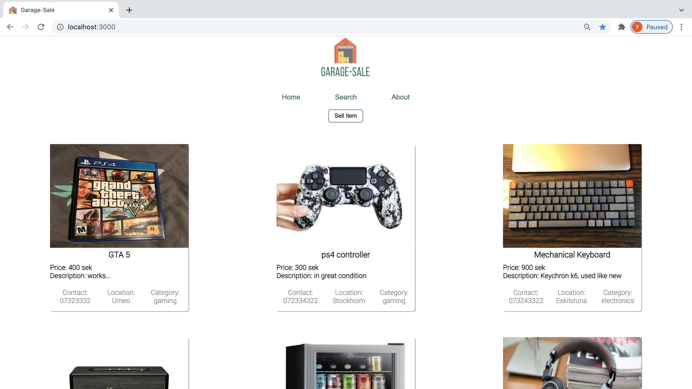 GitHub - ui-yazan-abbas/Garage-Sale